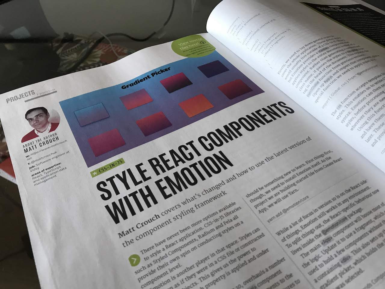 Style React components with Emotion | Matt Crouch's Blog