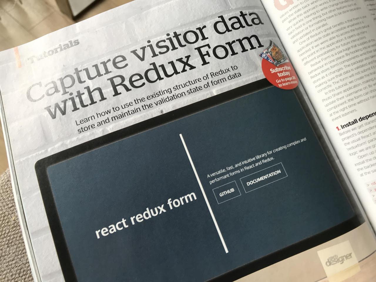 Capture data with Redux Form | Matt Crouch's Blog
